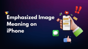What Does Emphasized an Image Mean on iPhone? • TechKV