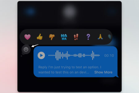 How to React to a Message Using an Emoji on an iPhone • TechKV