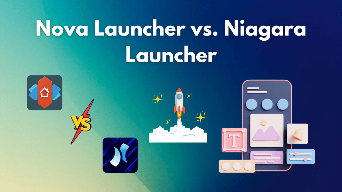 Nova Launcher vs. Niagara Launcher • TechKV