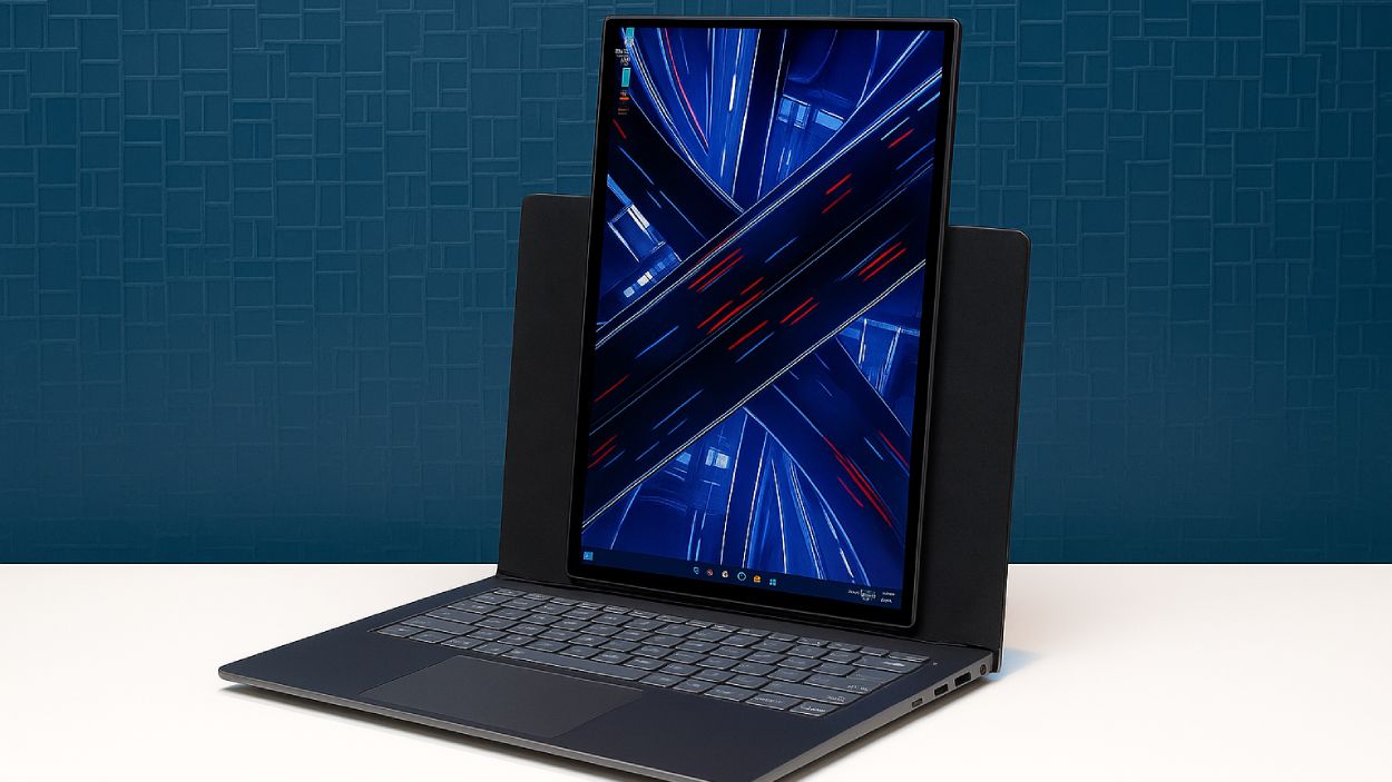 Lenovo Reveals ThinkBook VertiFlex with Unique Vertical Screen Concept